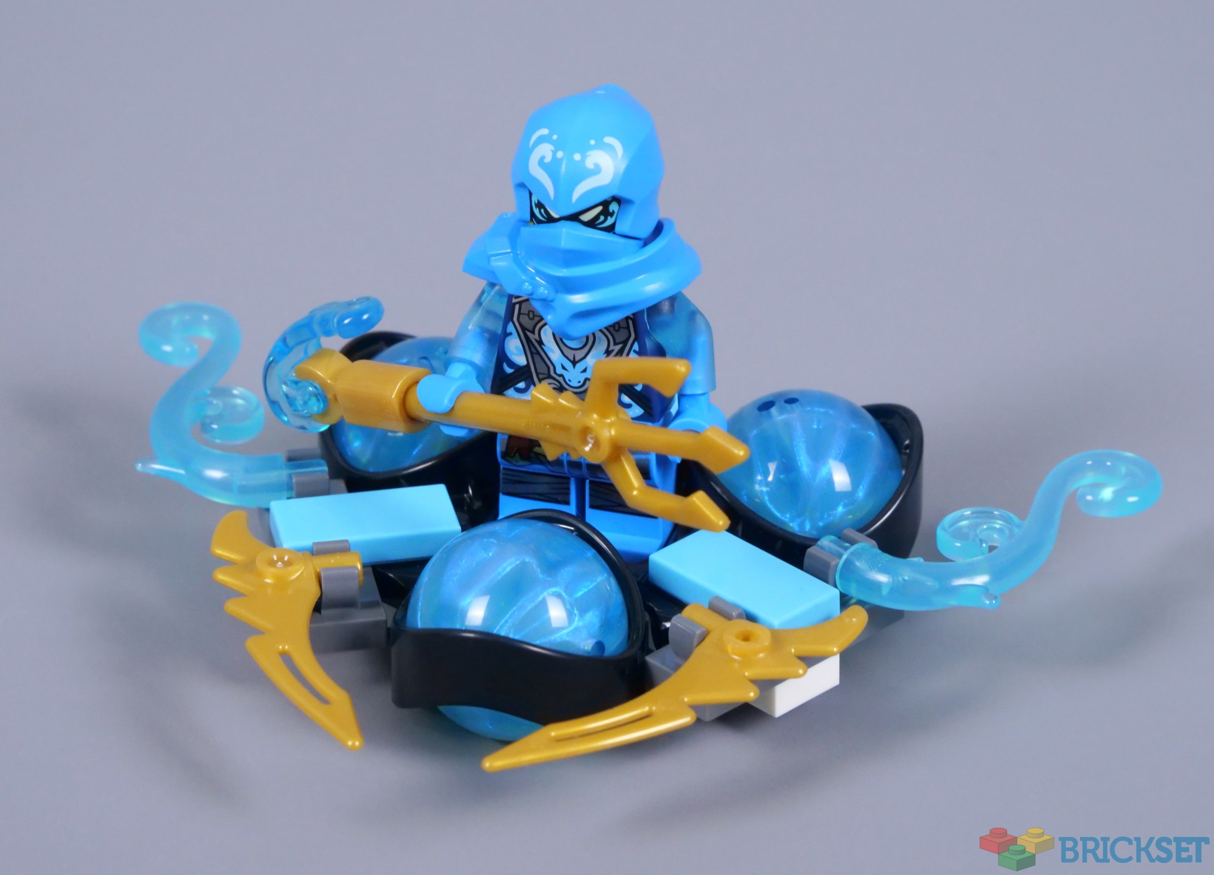 LEGO Ninjago Kai, Nya and Lloyd's Dragon Power Spinjitzu Flip, Drift and Spin! review | Brickset